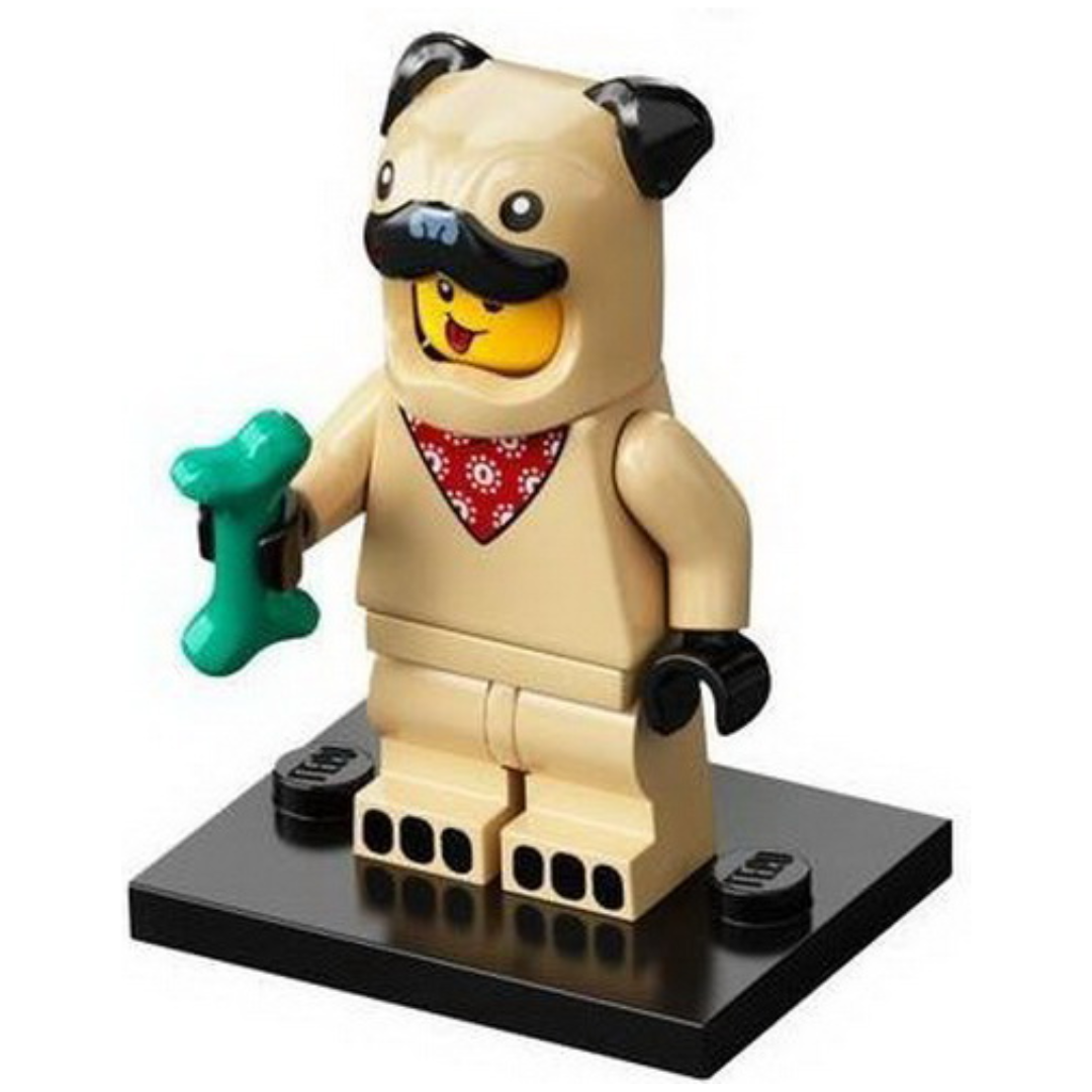 Pug Costume Guy - COL21-5 – Planeta Brick